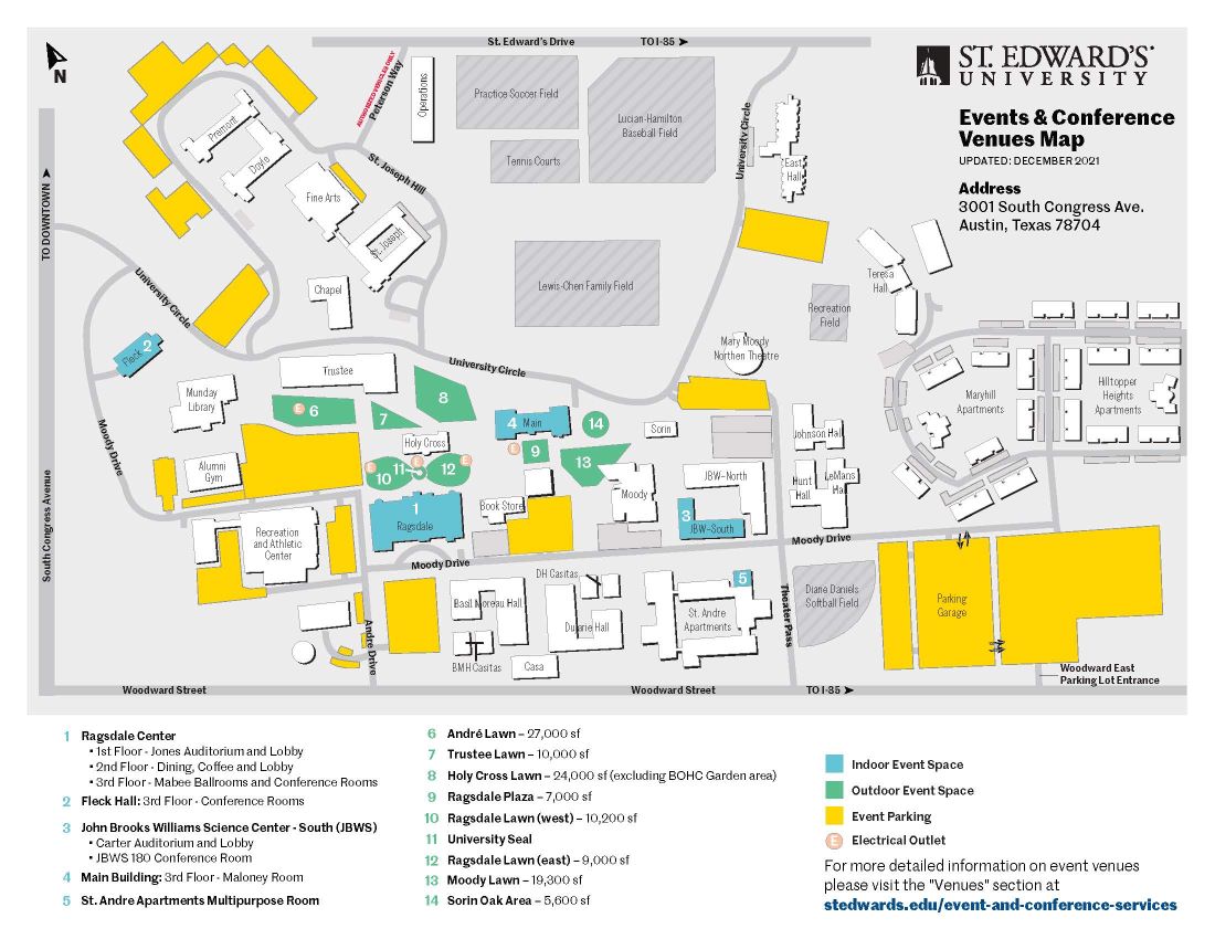 Event & Conference Services | St. Edward's University in Austin, Texas
